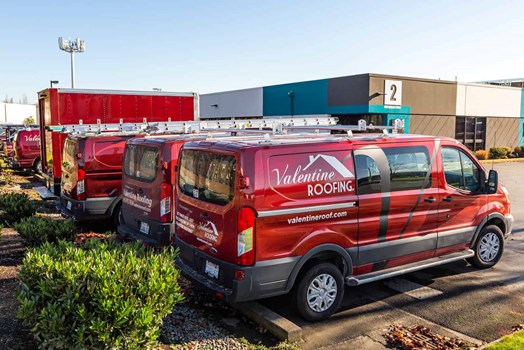 Meet Our Fleet | Valentine Roofing
